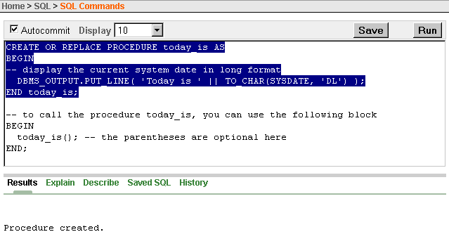 How To Write Pl Sql Block In Oracle