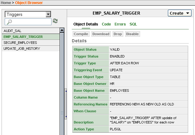 Which Best Describes The Use Of A Database Trigger Mariela has Valdez
