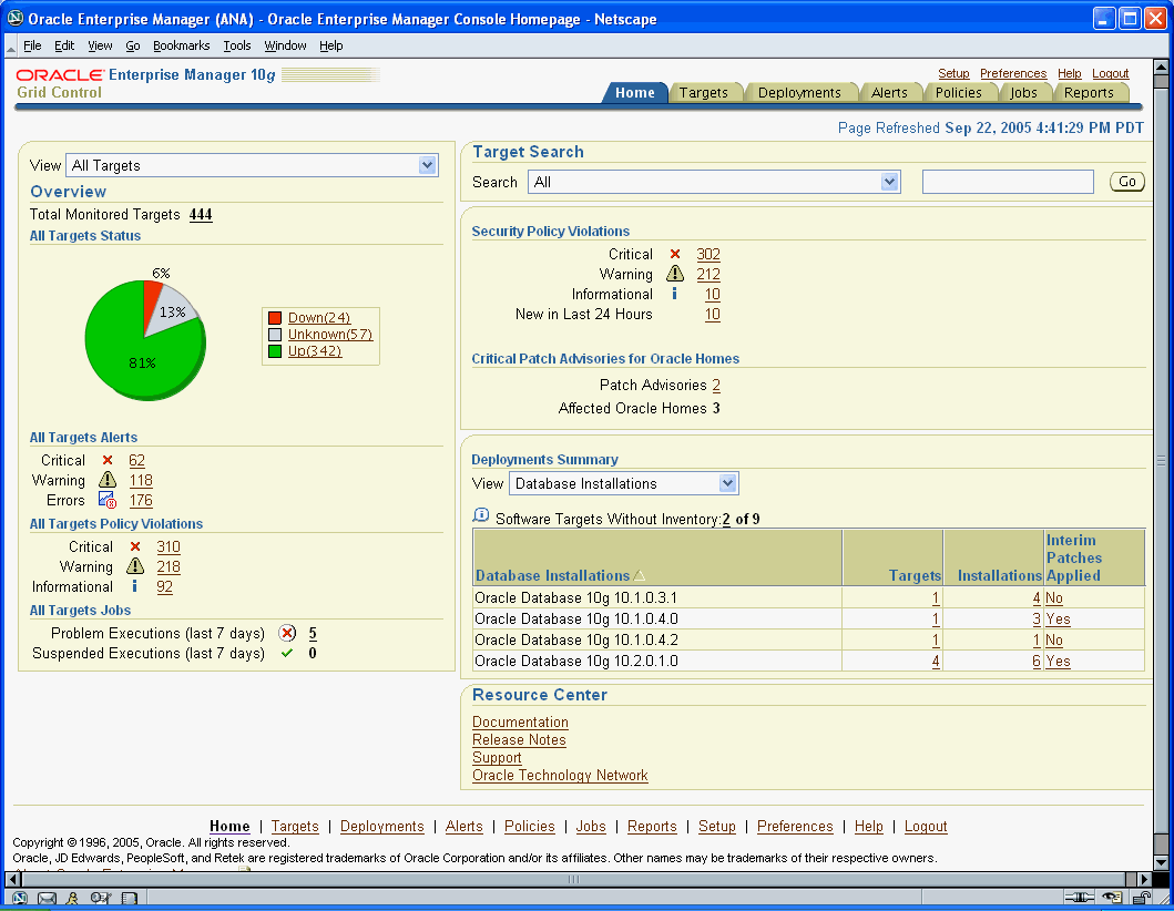 Overview of Enterprise Manager