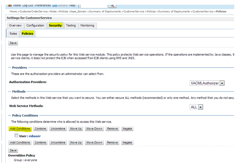 Post Installation - Application Administration