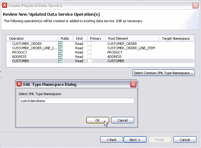 Create Your First Data Services