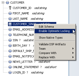 Enable Optimistic Locking