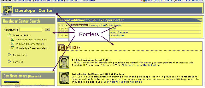 Portal Page Layout