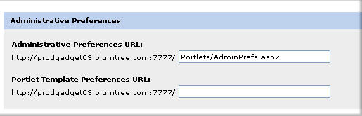 Portlet Settings and Preferences