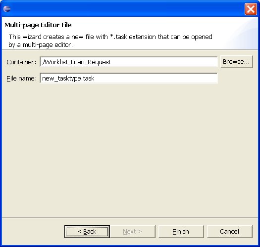 Step 2. Define the Worklist Task Type