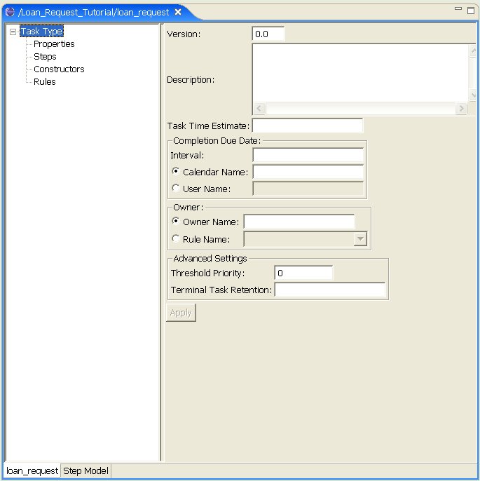 Step 2. Define the Worklist Task Type