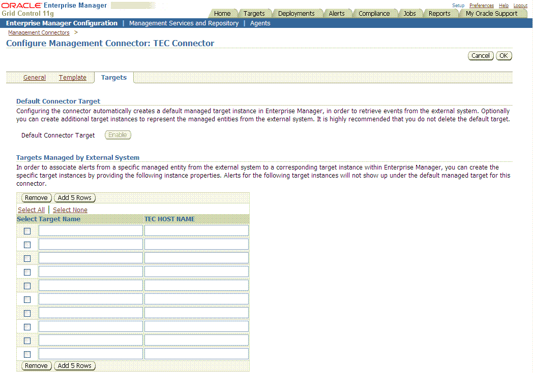 Configuring the Connector