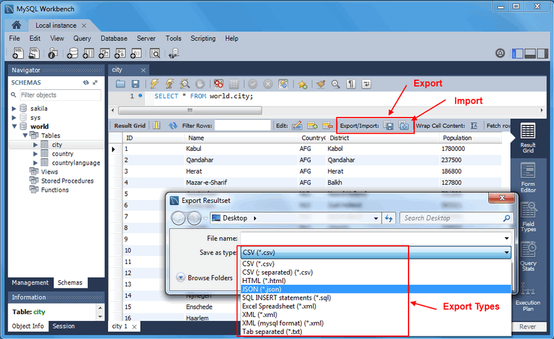 6 5 3 Result Data Export And Import