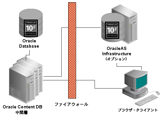 Oracle Content DBオプションの選択