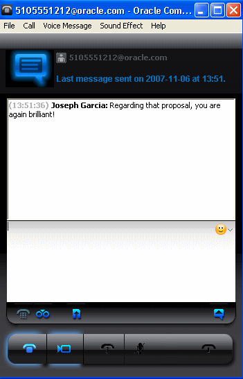 Oracle Communicatorの使用方法