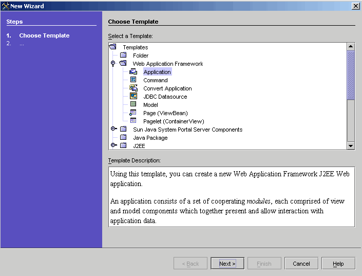 C H A P T E R 4 - Tutorial--Section 1.1Application Infrastructure
