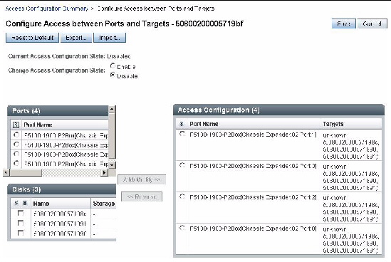 SAS Domain Access Configuration