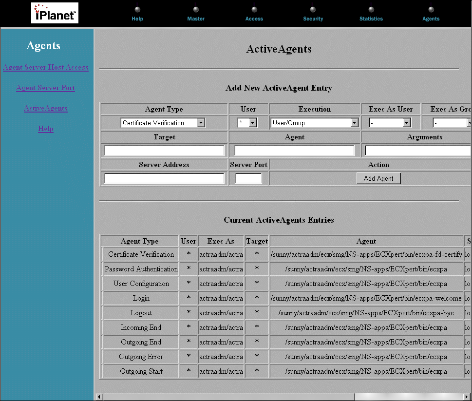 iPlanet Partner Agent for ECXpert Server Site Administrator’s Handbook ...