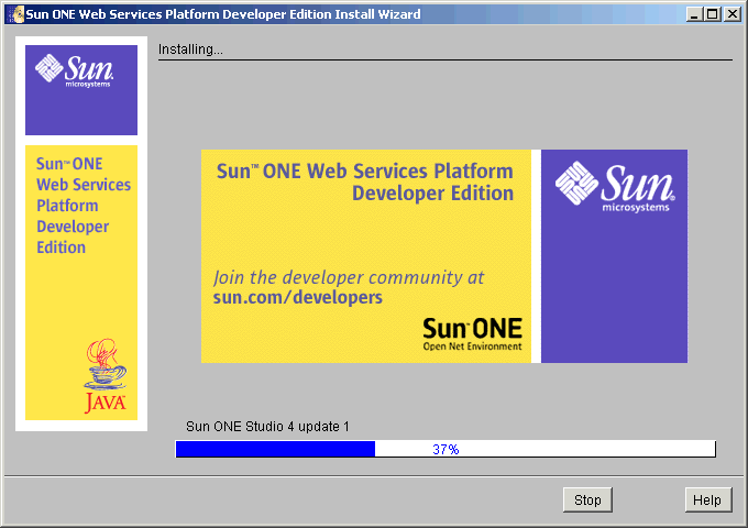 Sun ONE Web Services Platform Developer Edition Installation Guide ...