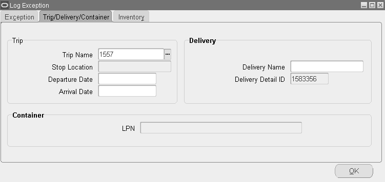 Oracle Shipping Executionユーザーズ・ガイド