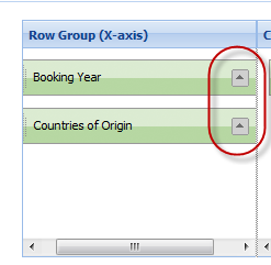 Configuring the Cross Tab table layout