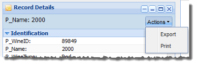 Using a Record Details component