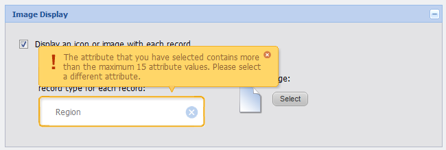 Configuring the images to display next to each Results List record