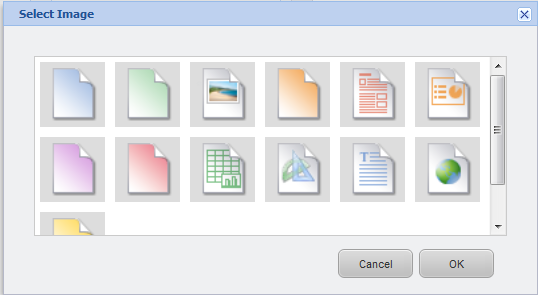 Configuring the images to display next to each Results List record