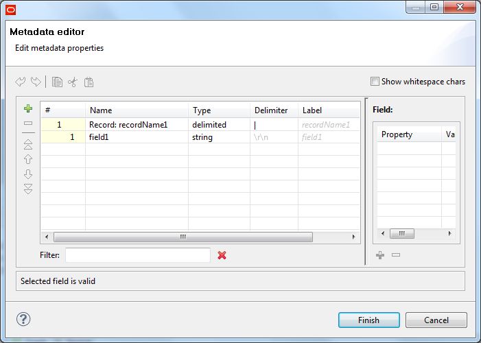 Configuring edges for export and import graphs