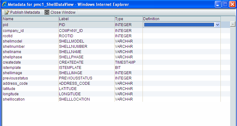 Create and Publish Data Views and Metadata
