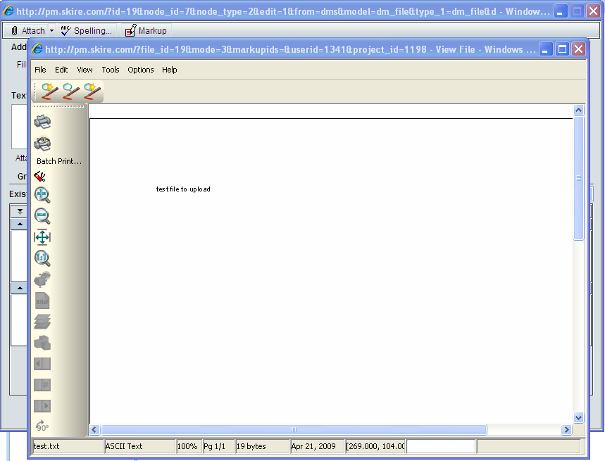 View comments, markups, and file attachments on comments