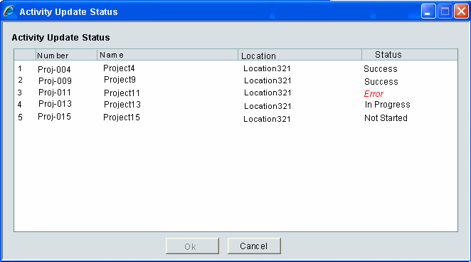 Update Multiple Activities