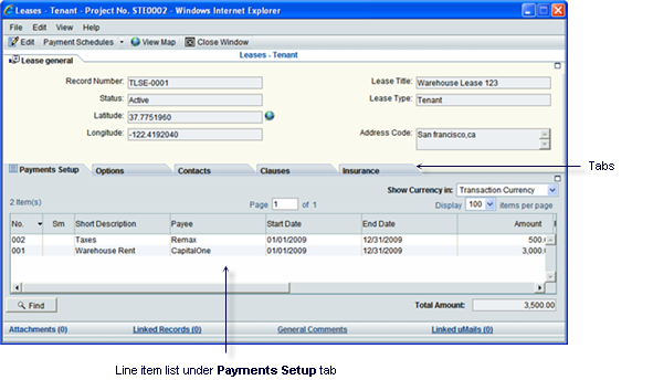 Adding a Line Item List to a Form