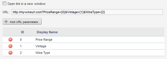 Configuring A Hyperlink Action Column 7430