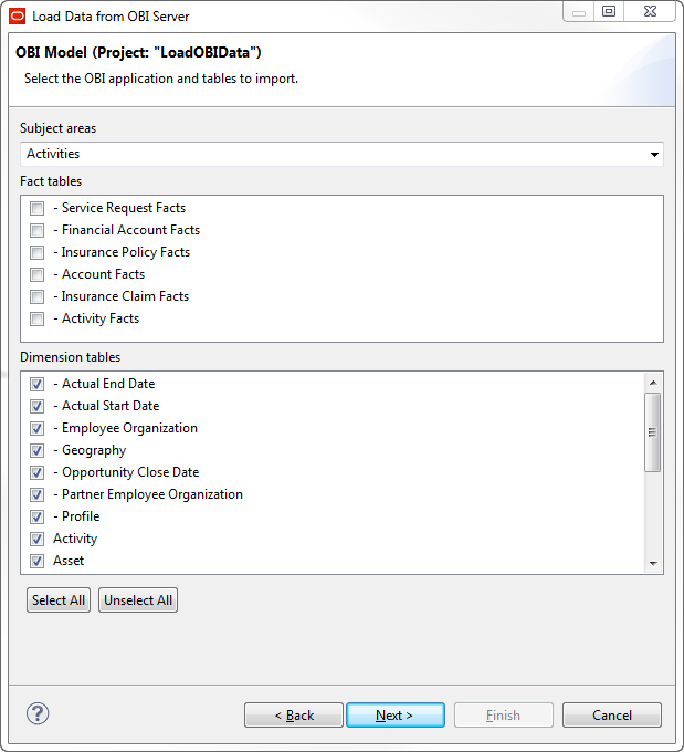 Adding collections to a Load data from OBI project