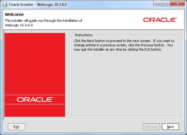 Installing WebLogic Server