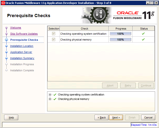 Downloading and installing Oracle ADF Runtime