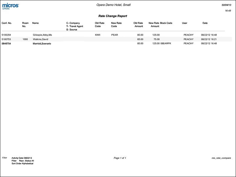 Rate Change Report (res_rate_compare with RES28.FMX)