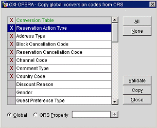 Copy Conversions for OXI_HUB