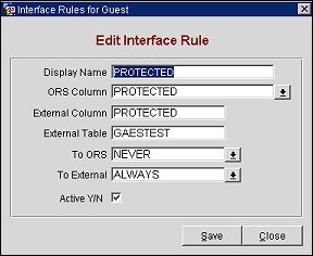 Interface Rules in OXI_HUB