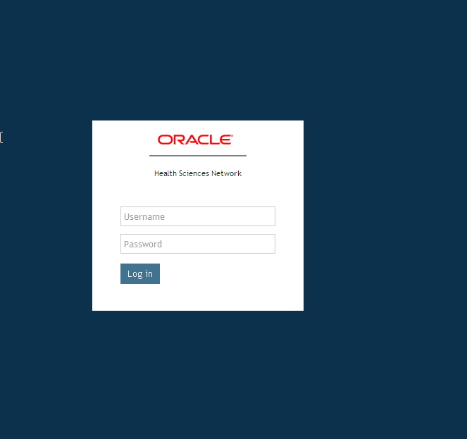 Accessing the Oracle Health Sciences Network