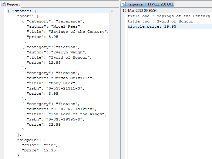 Retrieve Attributes From JSON Message