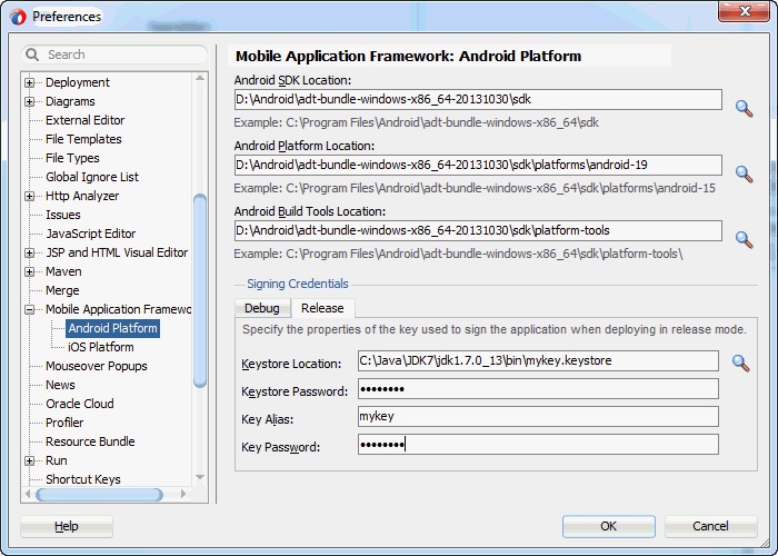 Oracle JDeveloper 12c チュートリアル - Oracle Mobile Application Frameworkを使用したモバイル・アプリケーションの構築