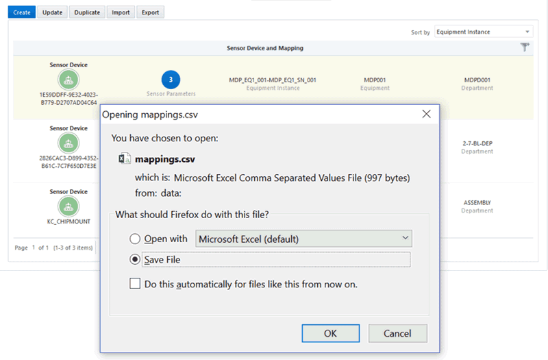 Oracle Adaptive Intelligent Apps for Manufacturing Data Ingestion User ...