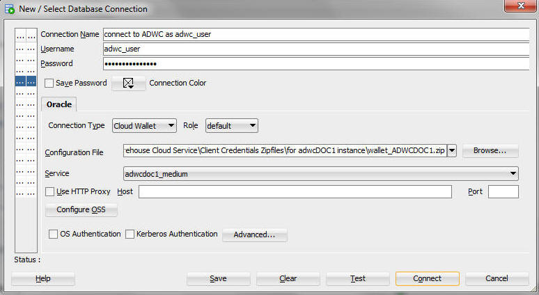 Autonomous Data Warehouseでのサンプル・データの問合せの実行