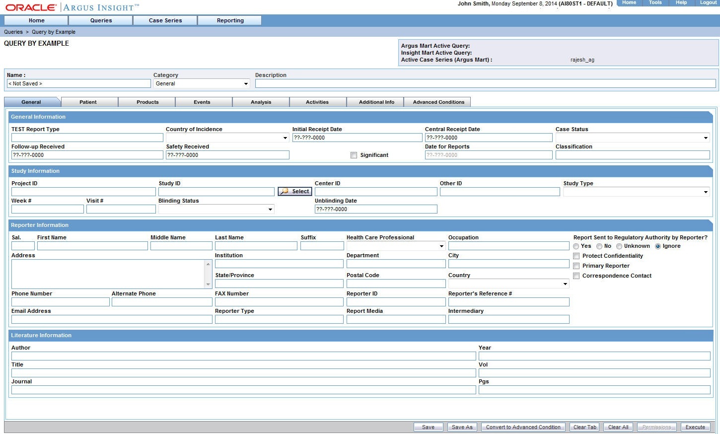 Creating Queries By Example