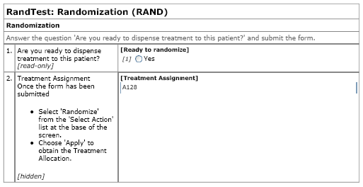 Example—Using the Randomize function