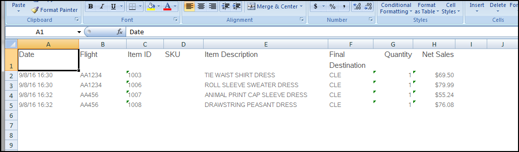 Appendix: Oracle Retail Xstore Office Reports
