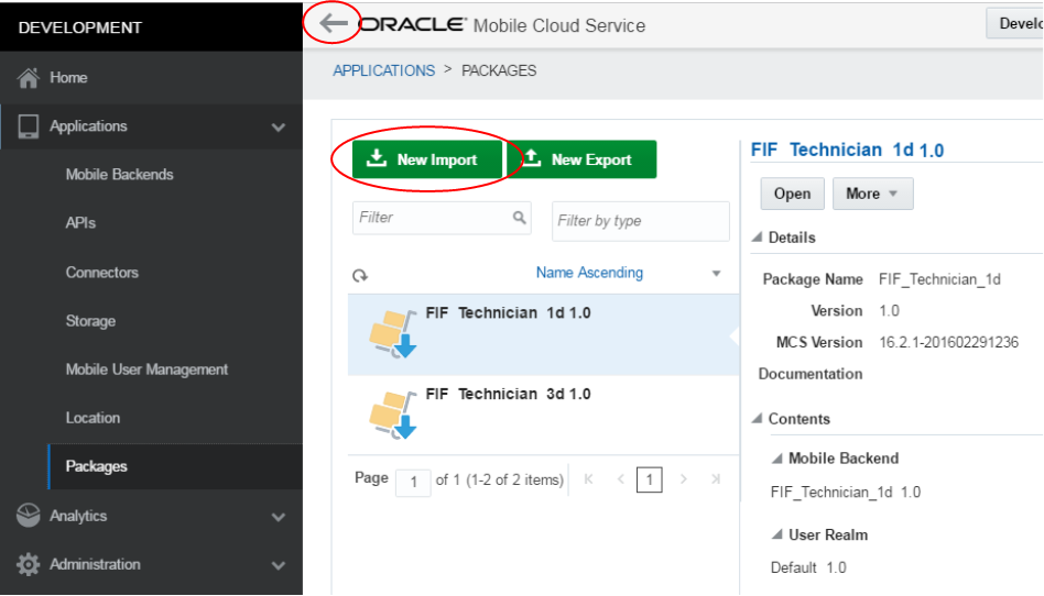 MAX Prerequisites: Import and examine the MCS component definitions
