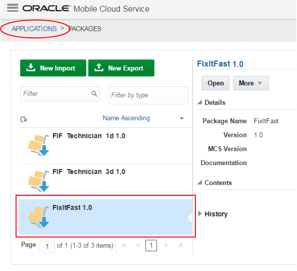 MAX Prerequisites: Import and examine the MCS component definitions
