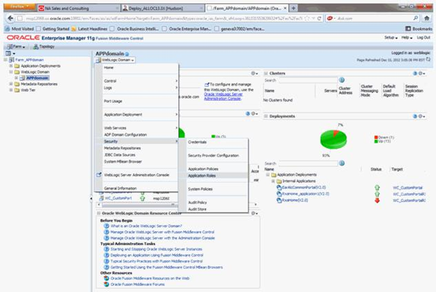 Functional Security For Applications Using Fusion Middleware