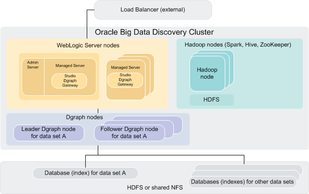 Diagram of a Big Data Discovery Cluster