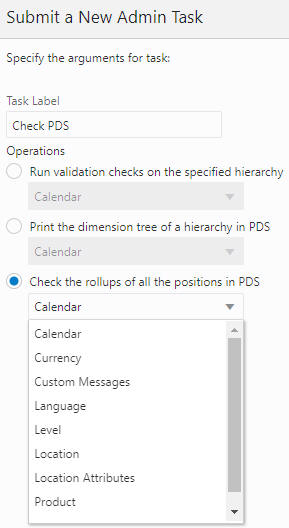 Planning Data Schema Administration