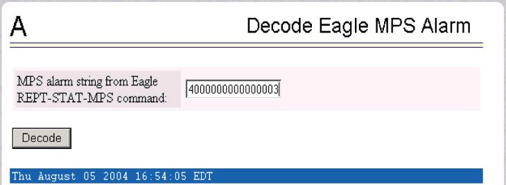 Decode Alarm Strings