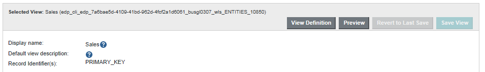 Editing and localizing the view display name and description